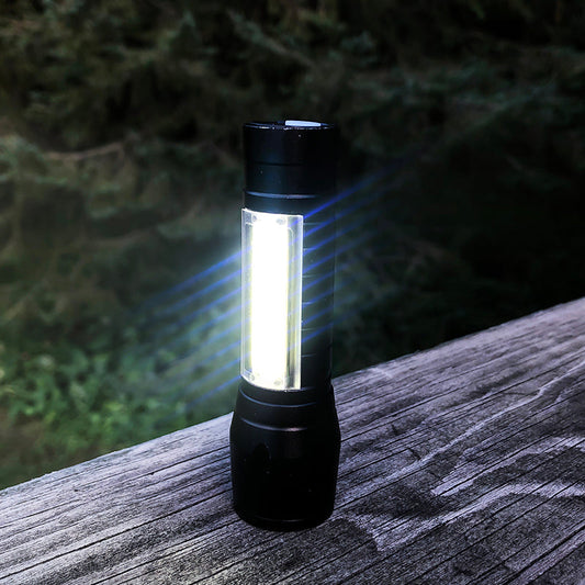 Flipo Micro Stinger Rechargeable LED Flashlight & COB LED Work Light ...