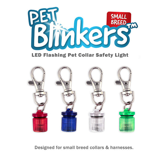 Flipo Pet Blinkers Flashing LED Pet Safety Light - Small Breed 20 PC D ...